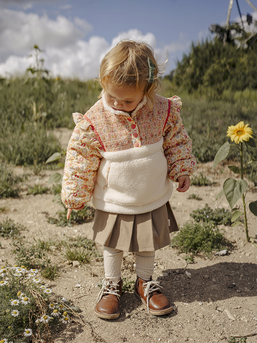 Nemesia Quilted Thermal Jacket, Blush Vine Yard – HAPPYOLOGY